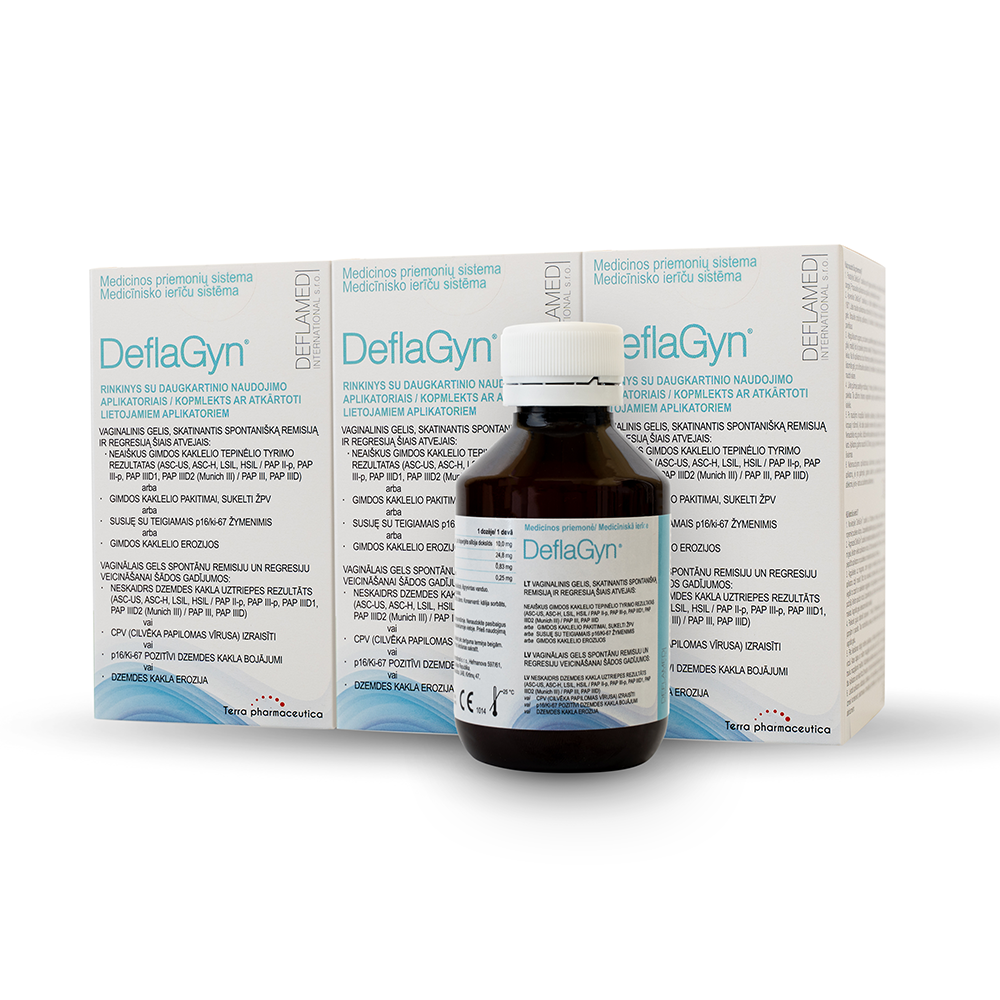 DeflaGyn vaginalinis gelis, 3 vnt po 150 ml– TIESIOG GRAŽI